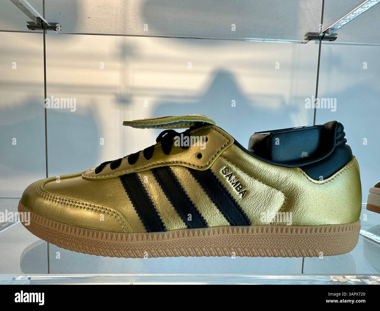 The adidas classic shoe samba on display in a shop Stock Photo - Alamy