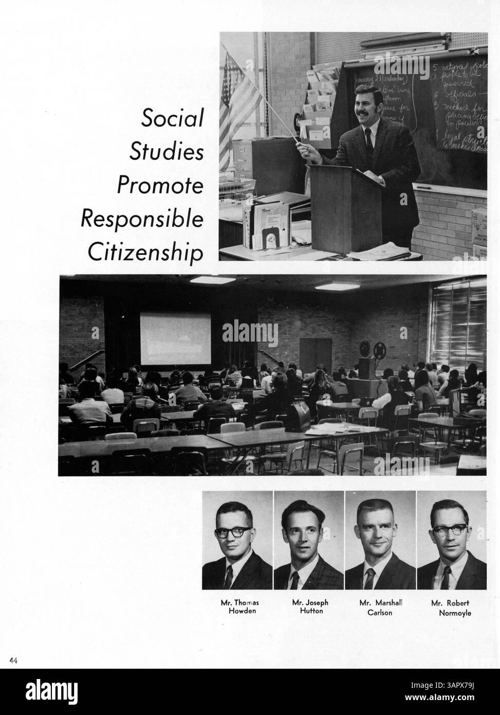 The 1970 Bear Yearbook from Lincoln High documents the 1969-1970 school ...