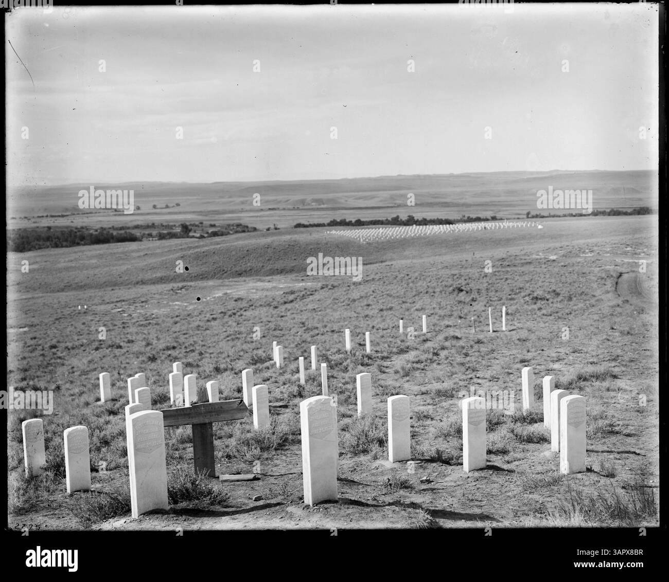 Photograph PH036 2275 by Lee Moorhouse shows the Custer battlefield ...