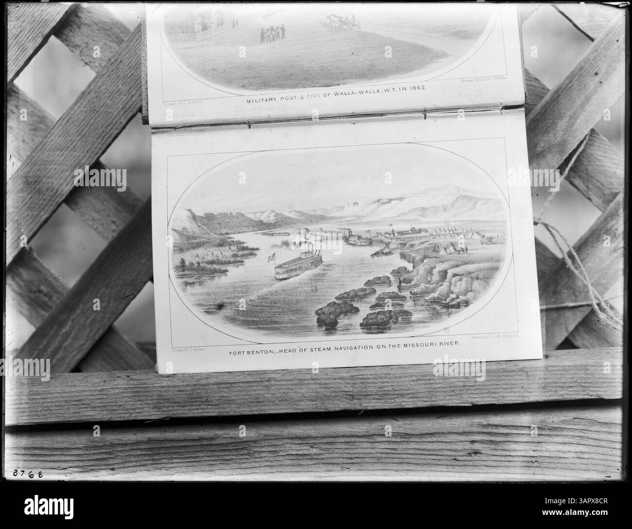 This illustration, based on Isaac I. Stevens' report on the exploration ...