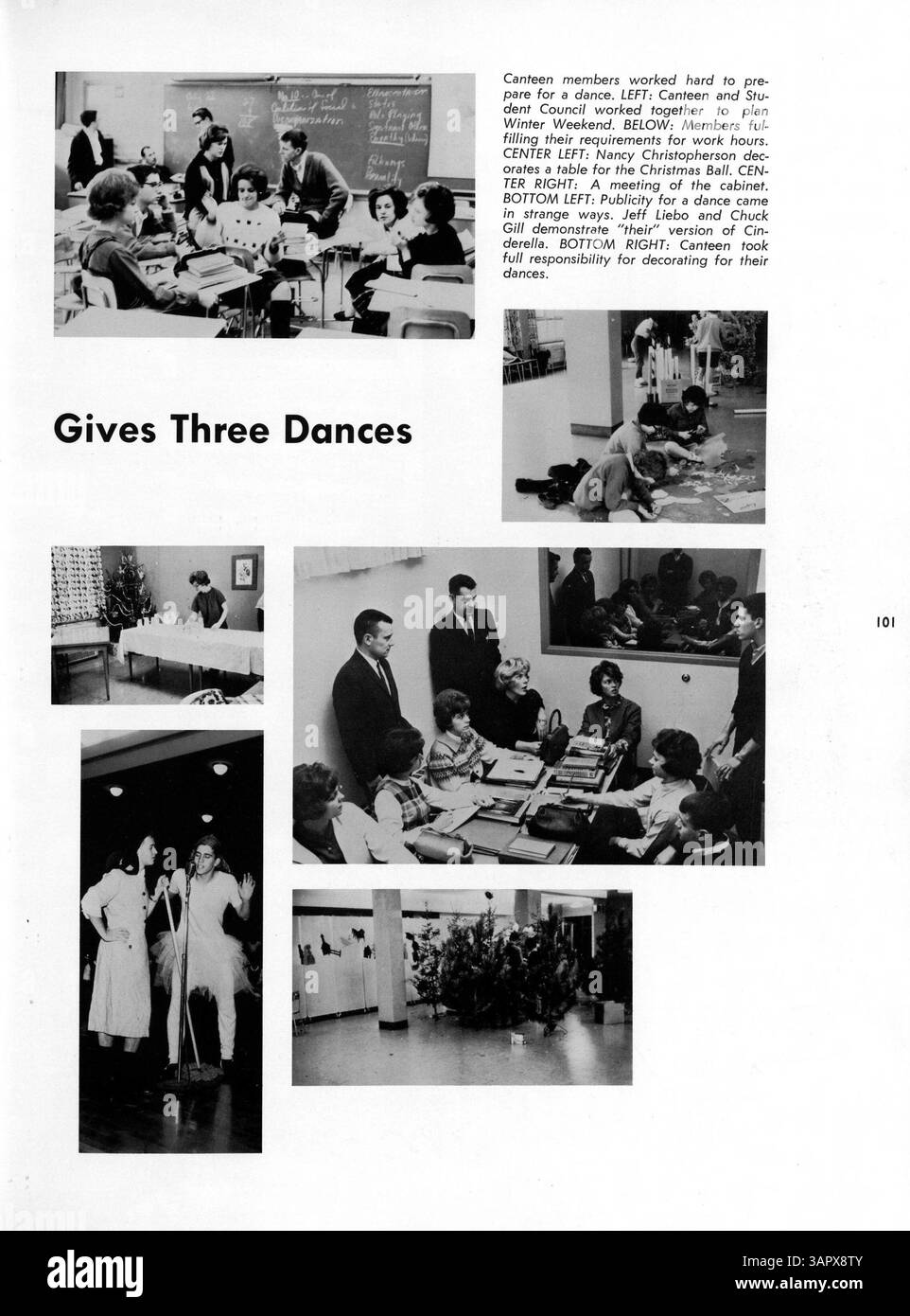 The St. Louis Park High School Yearbook of 1962-1963 records key ...