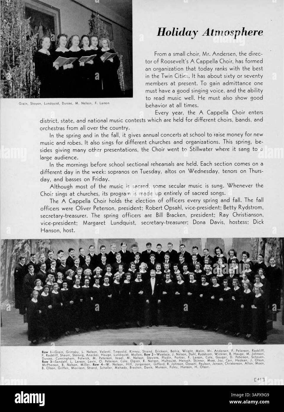 The 'Sagamore' yearbook from 1941 captures student life, faculty ...
