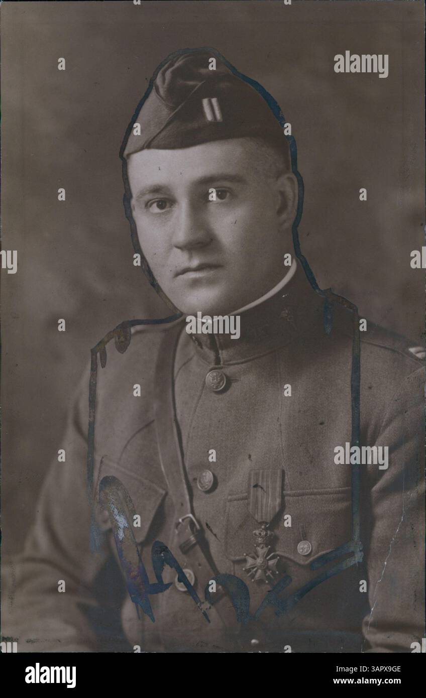 Captain Leo Maguire was awarded the Croix de Guerre by the Belgian Army ...