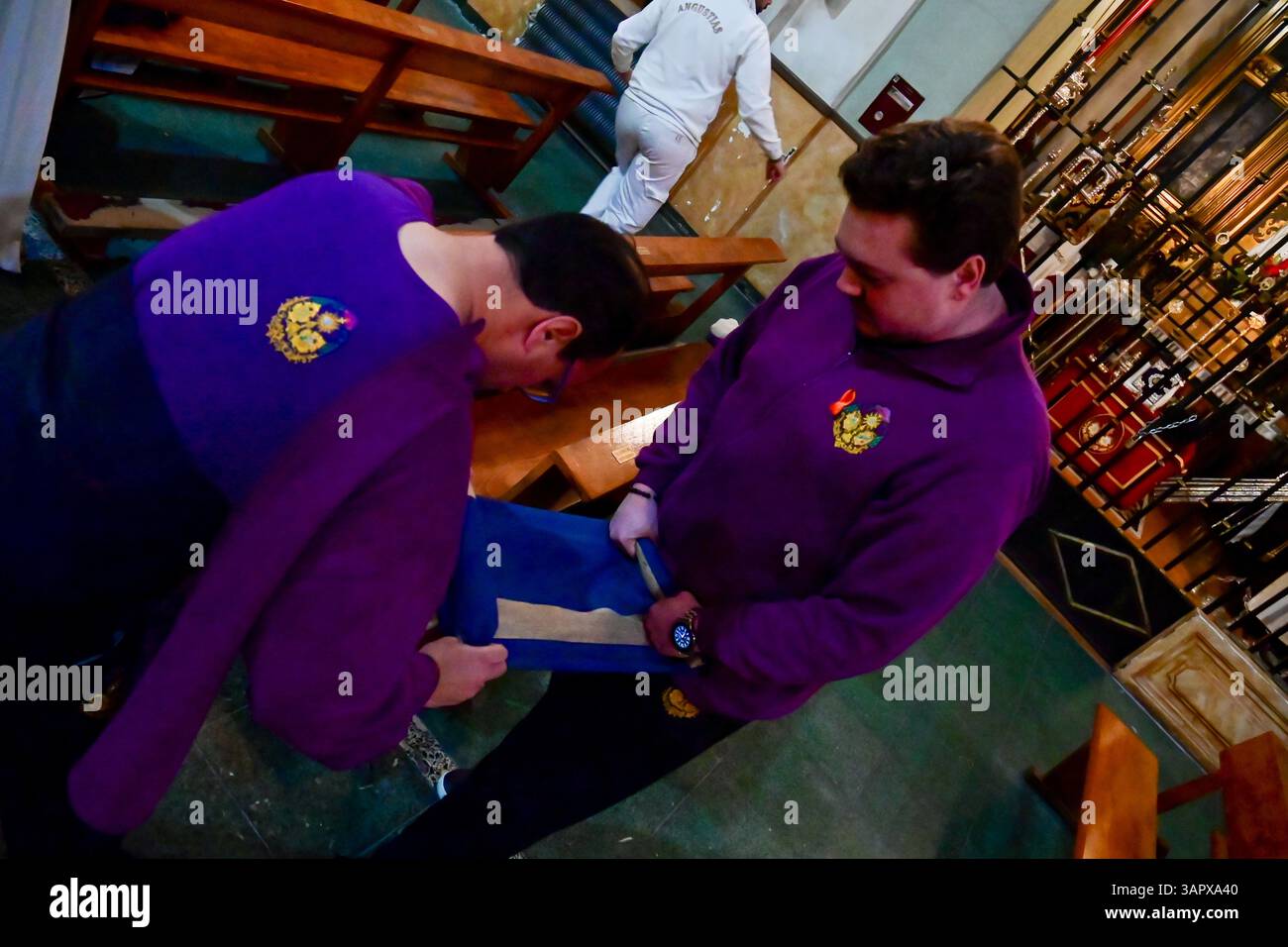 Madrid, Madrid, SPAIN. 16th Apr, 2025. Despite the procession's ...