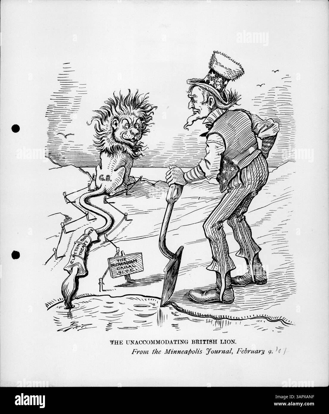 Clayton bulwer treaty hi-res stock photography and images - Alamy