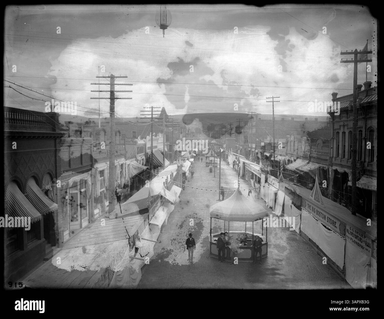 Photograph by Lee Moorhouse showing a general view of the Pendleton ...
