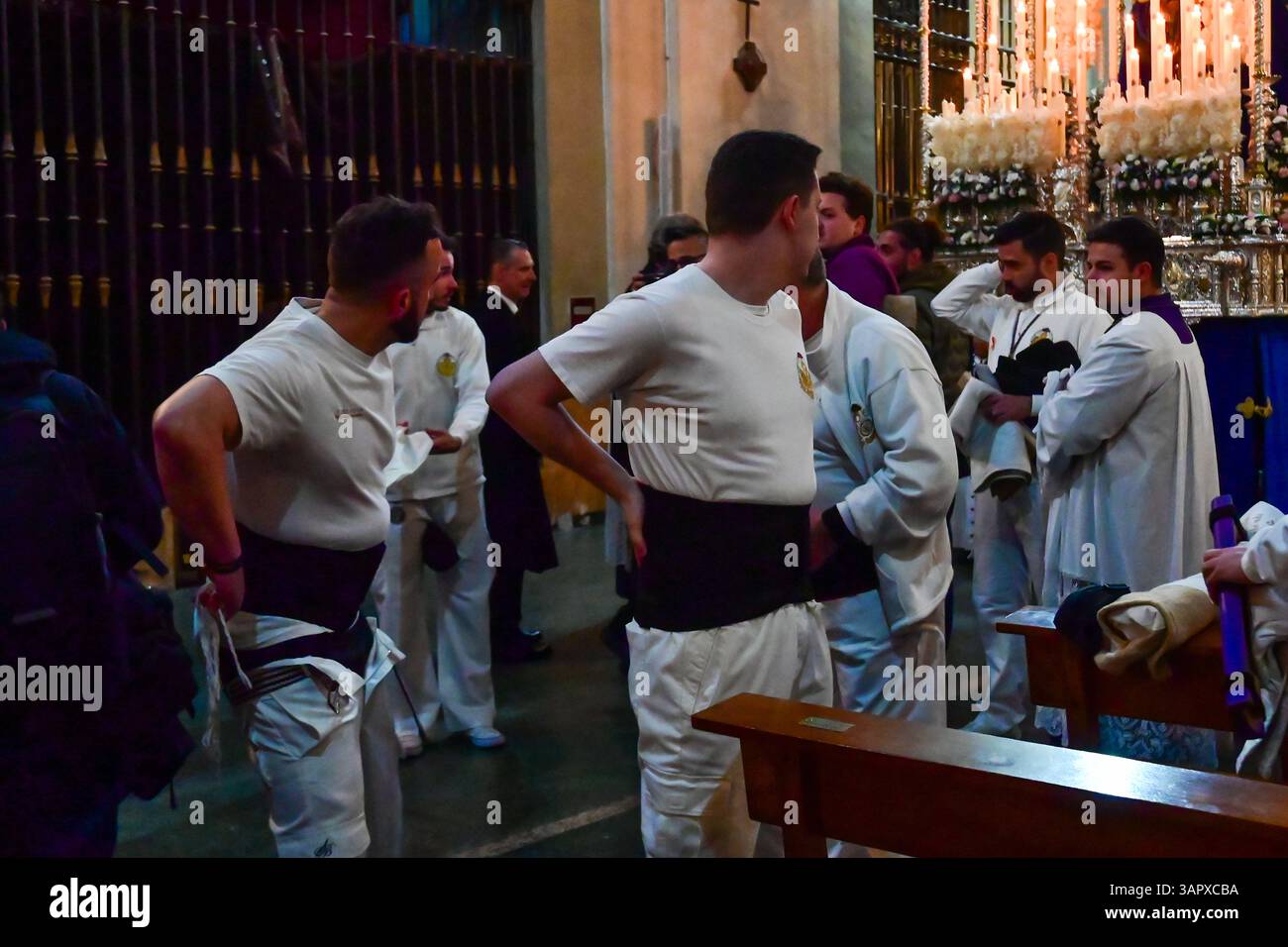 Madrid, Madrid, SPAIN. 16th Apr, 2025. Despite the procession's ...