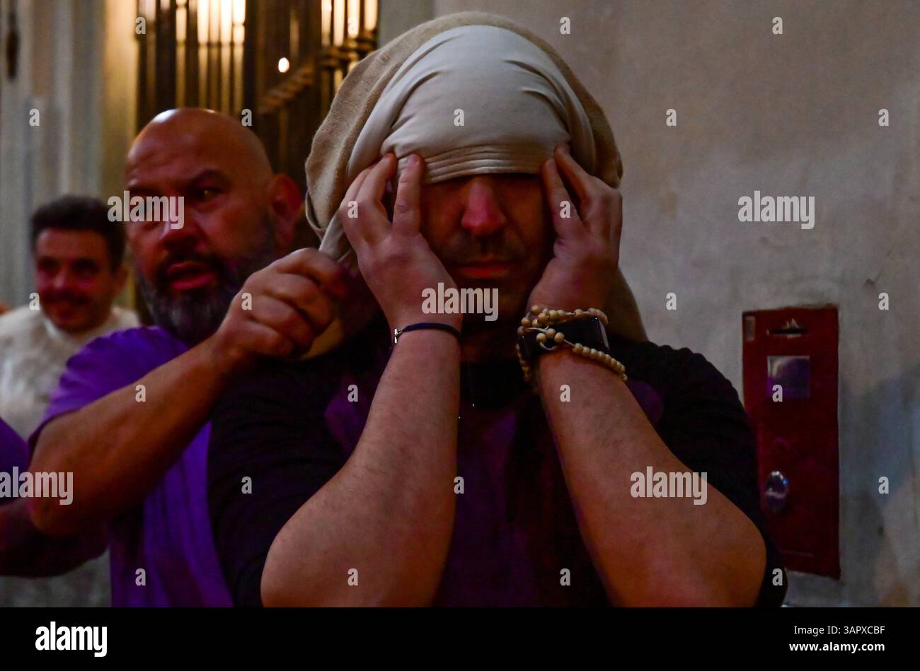 April 16, 2025, Madrid, Madrid, SPAIN: Despite the procession's ...