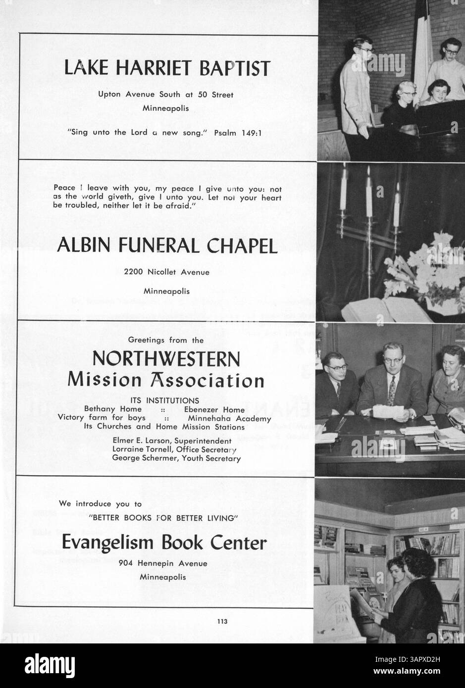 This 1955 yearbook from Minnehaha Academy showcases the 1954-1955 ...