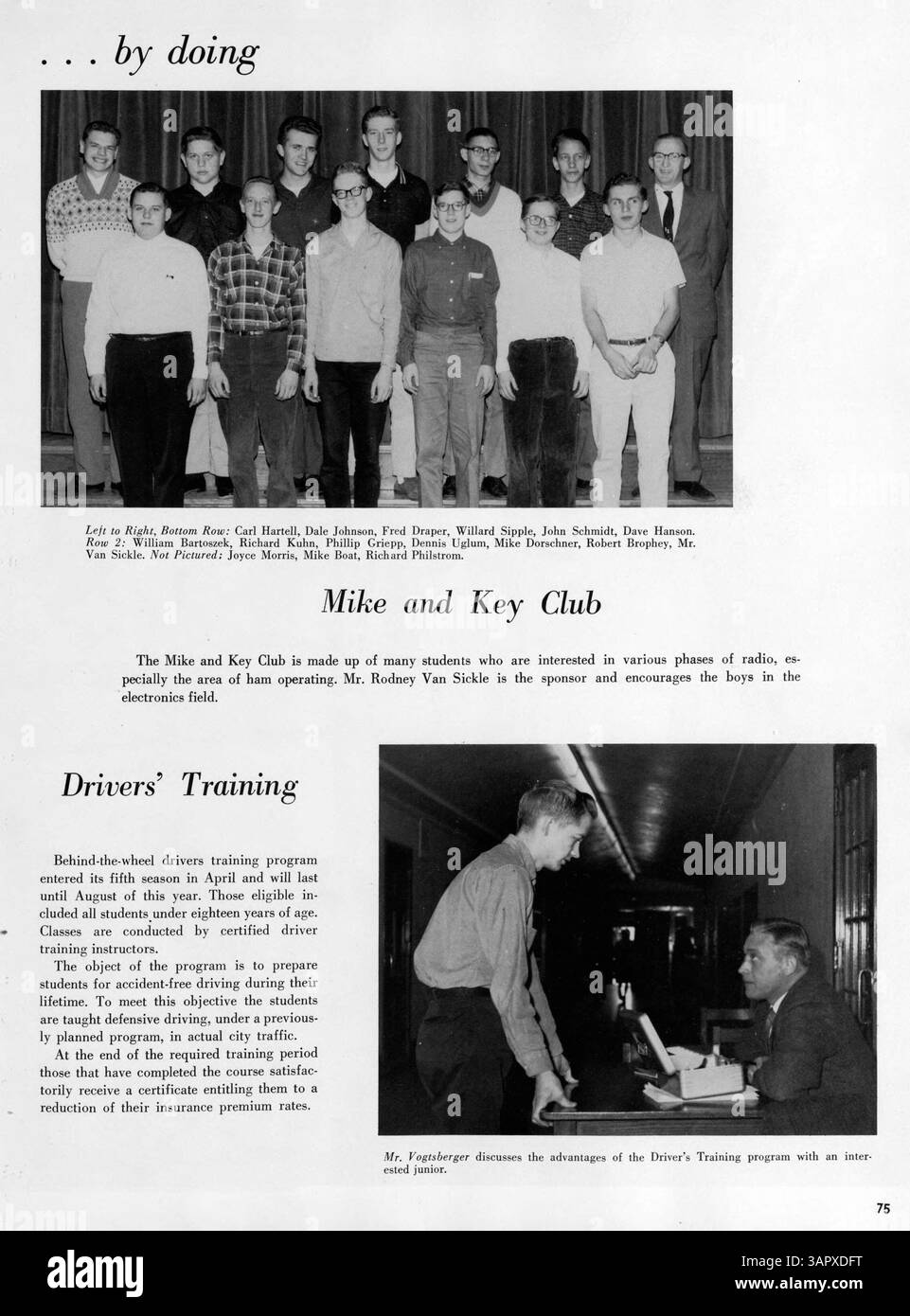 The 'Tradewind' 1962 vocational yearbook features the students ...