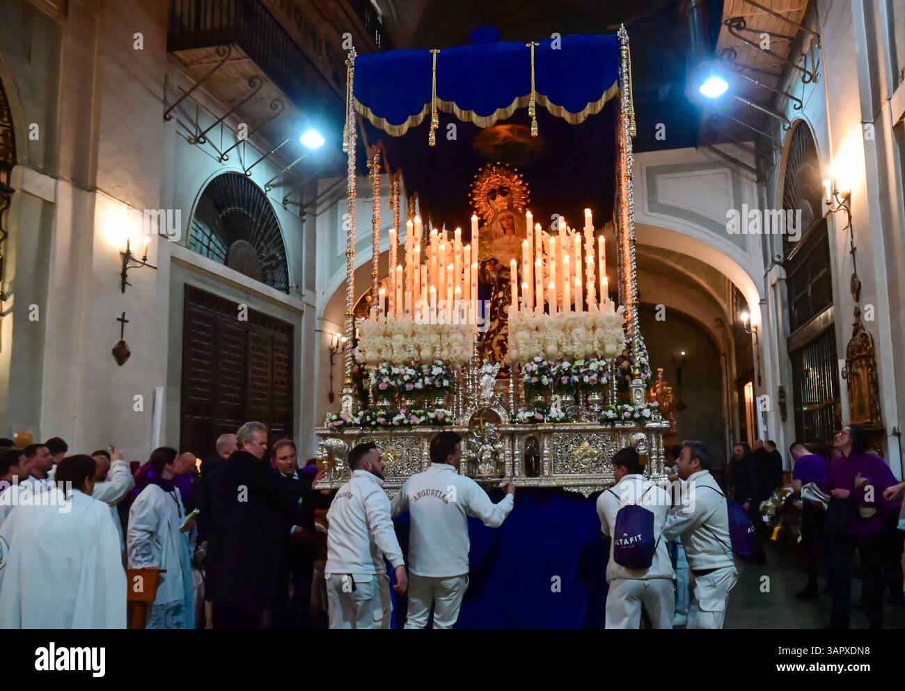 April 16, 2025, Madrid, Madrid, SPAIN: Despite the procession's ...