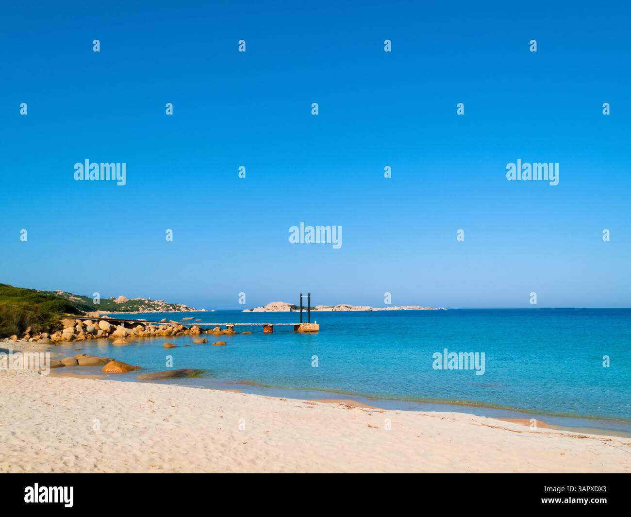 Sardinia, the Marmorata beach, Santa Teresa, Italy Stock Photo - Alamy