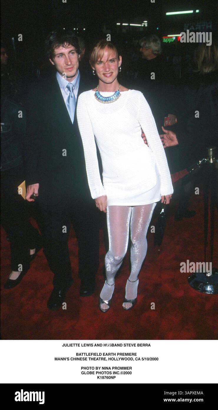 Jan. 1, 2011 - JULIETTE LEWIS AND HUSBAND STEVE BERRA..BATTLEFIELD ...