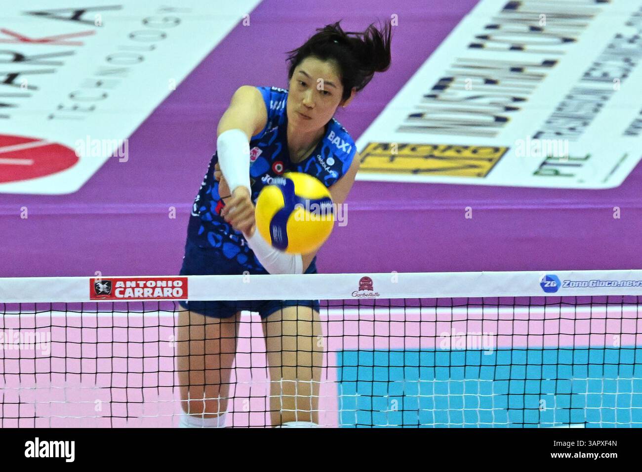 Treviso, Italy. 16th Apr, 2025. Ting Zhu ( Prosecco Doc Imoco ...