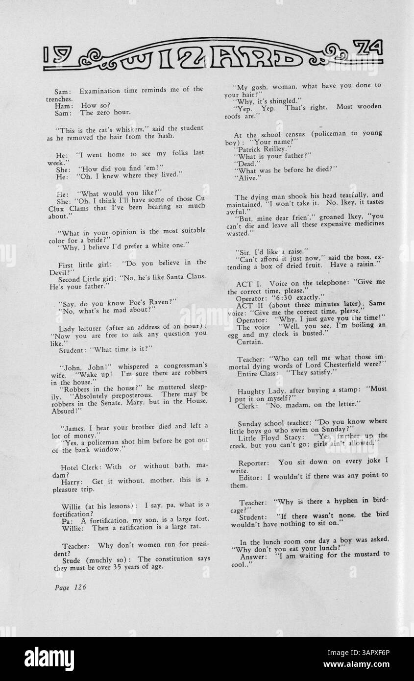 The 1924 Wizard yearbook from Edison High School captures the events of ...