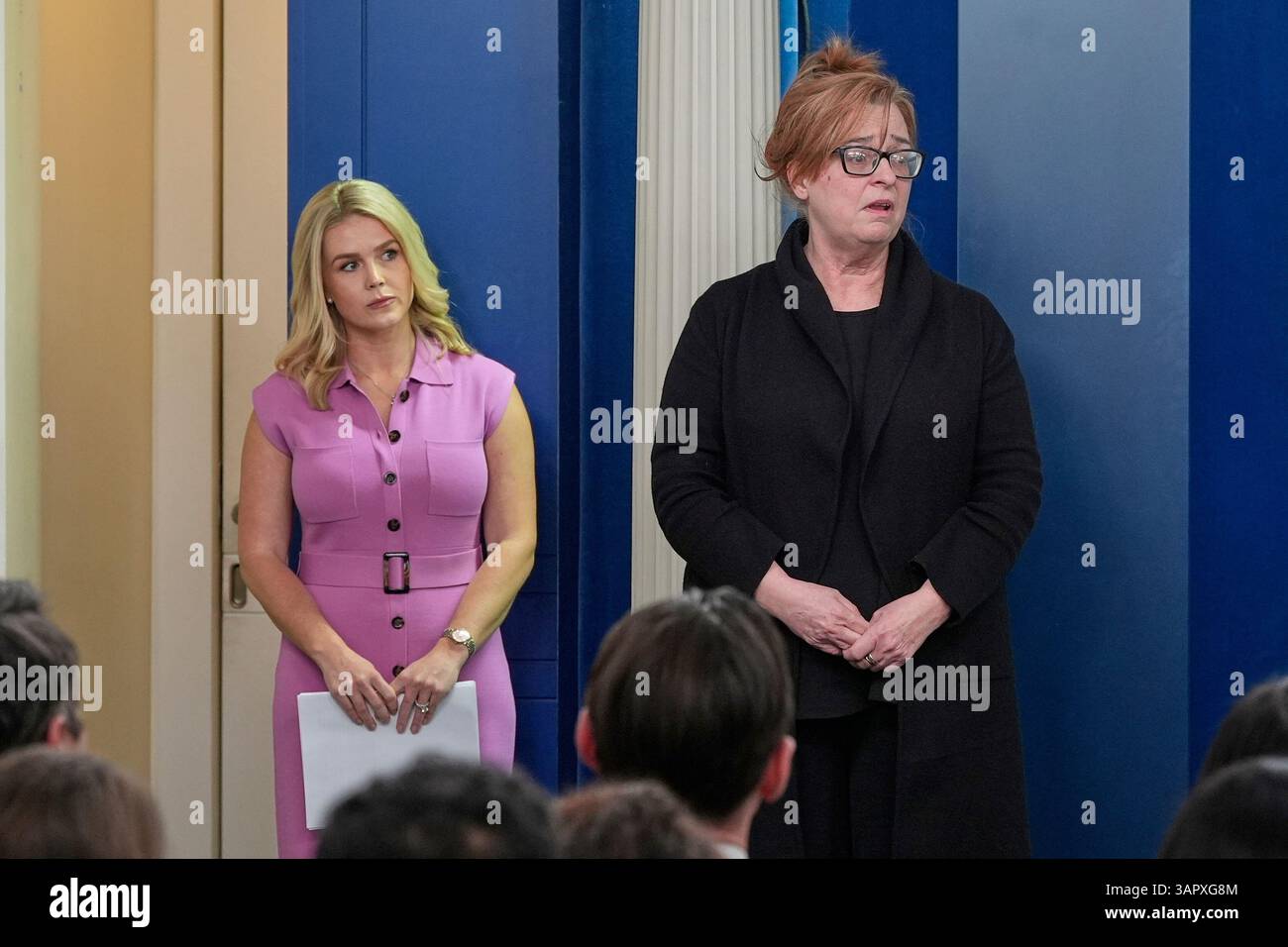 Patty Morin, mother of Rachel Morin, speaks during a briefing with ...