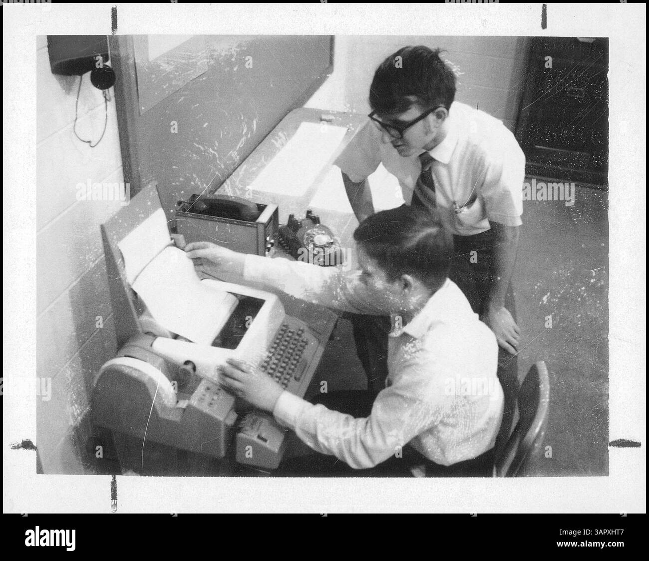 The installation of a new time-sharing computer terminal at a ...
