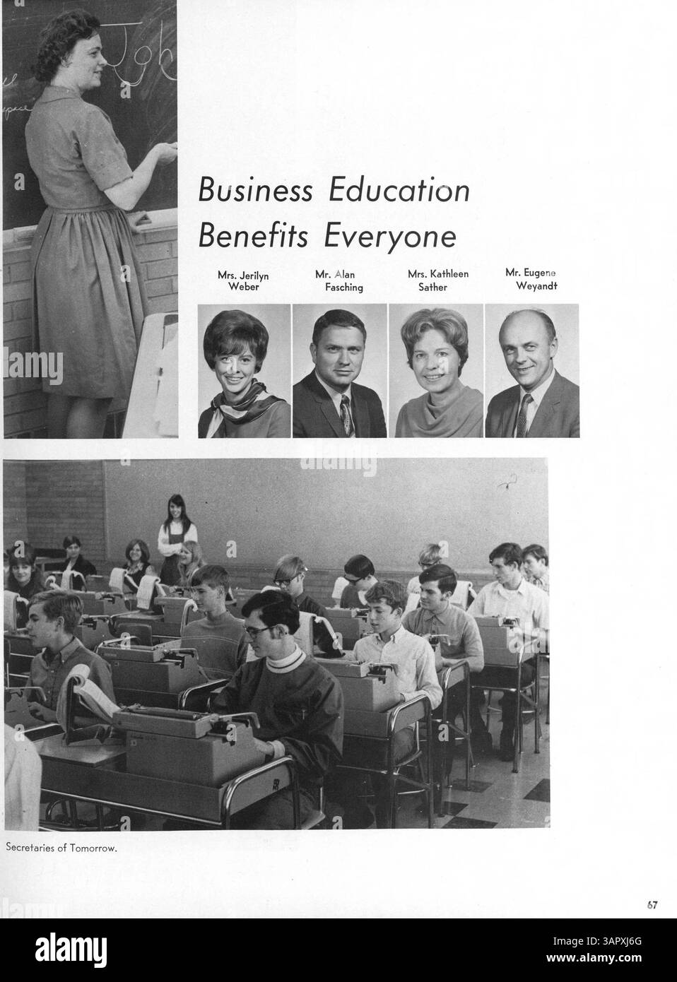 The 1970 '1970 Bear' yearbook from Lincoln High School documents the ...