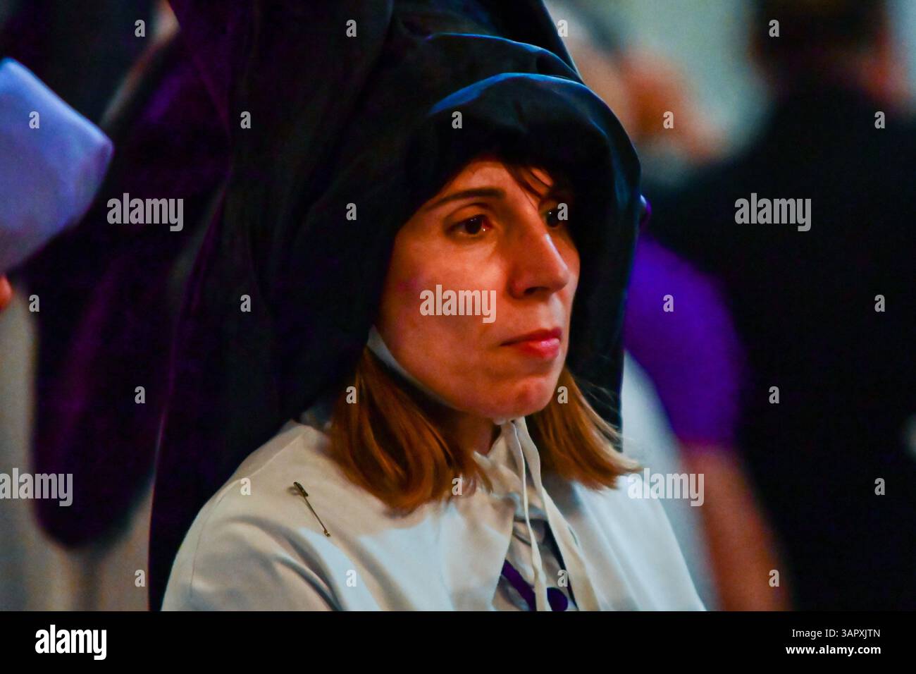 Madrid, Madrid, SPAIN. 16th Apr, 2025. Despite the procession's ...