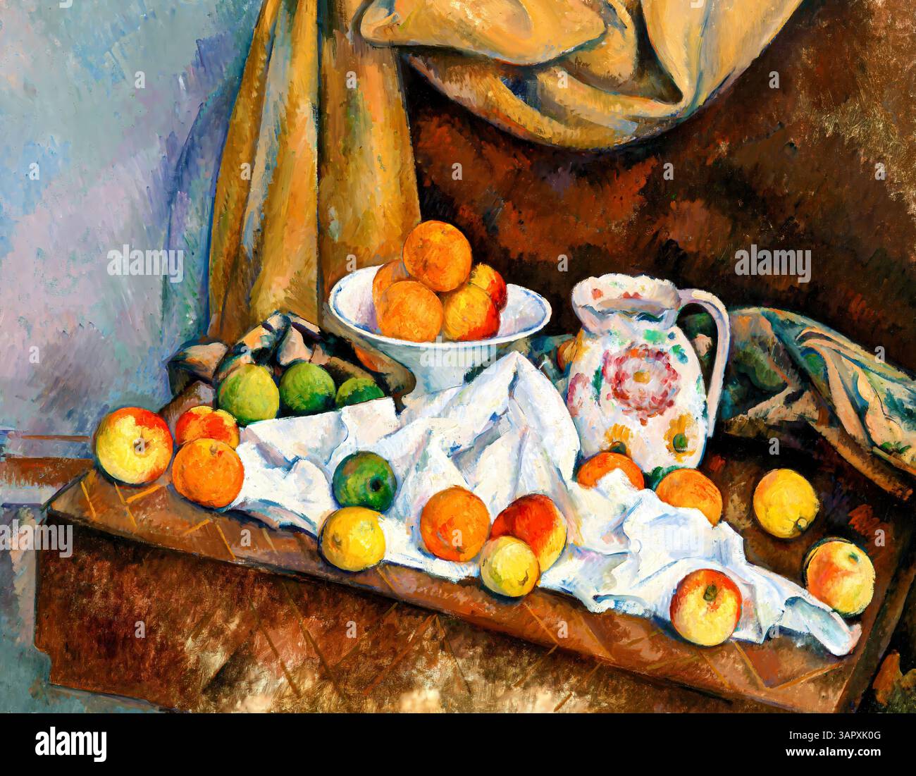 Cézanne's late 1800s still life redefines everyday objects with bold ...