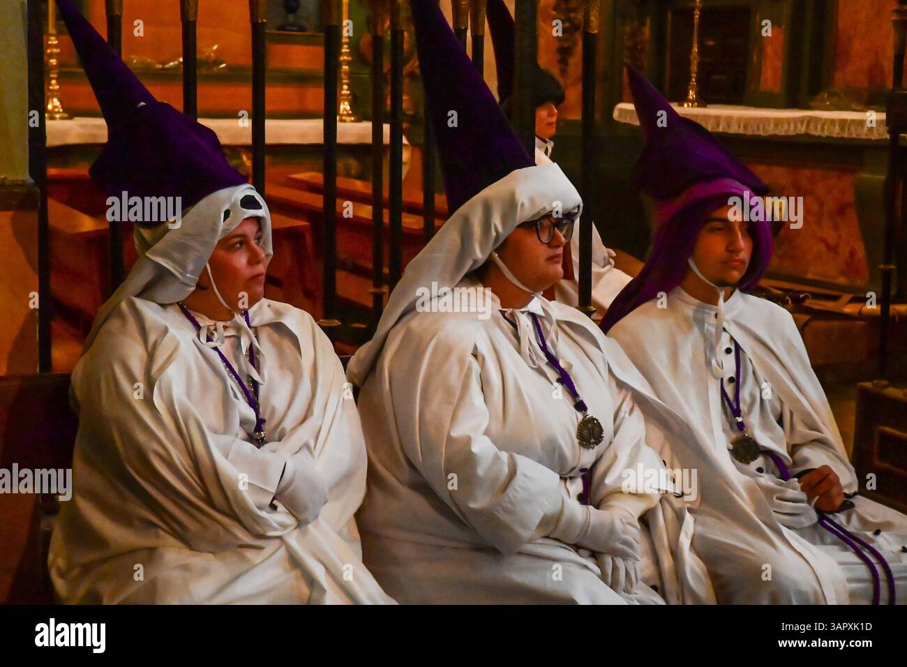 Madrid, Madrid, SPAIN. 16th Apr, 2025. Despite the procession's ...