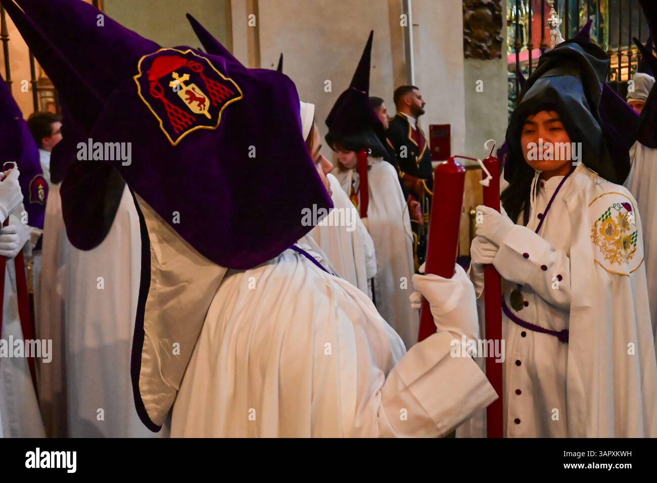 Madrid, Madrid, SPAIN. 16th Apr, 2025. Despite the procession's ...