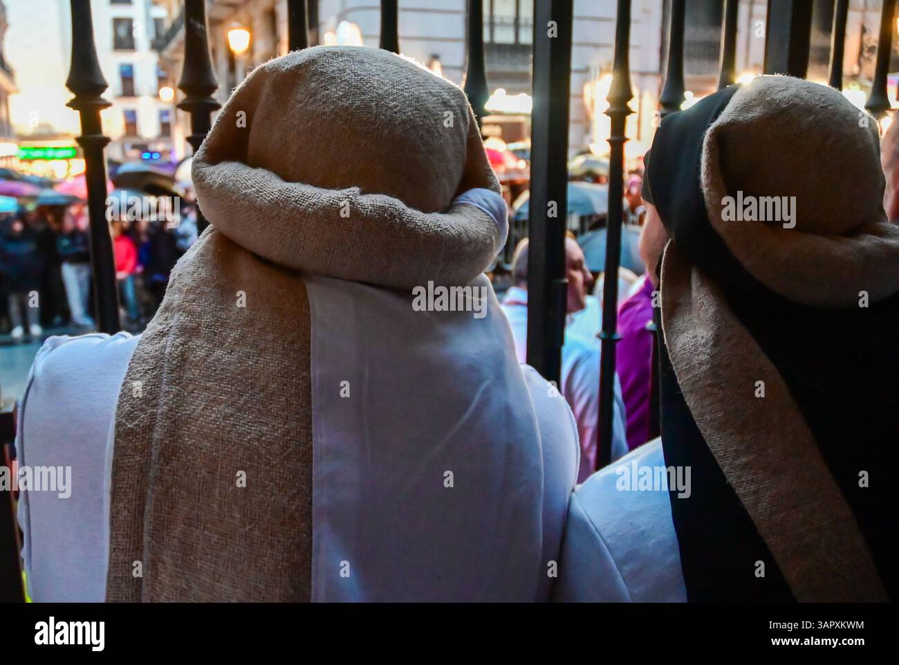 Madrid, Madrid, SPAIN. 16th Apr, 2025. Despite the procession's ...
