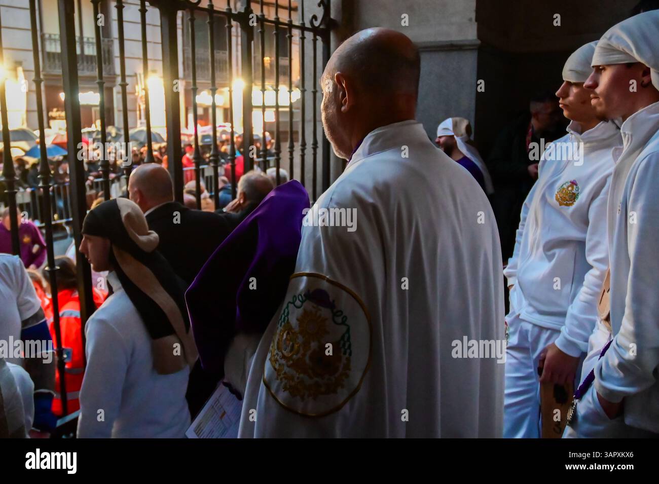 April 16, 2025, Madrid, Madrid, SPAIN: Despite the procession's ...