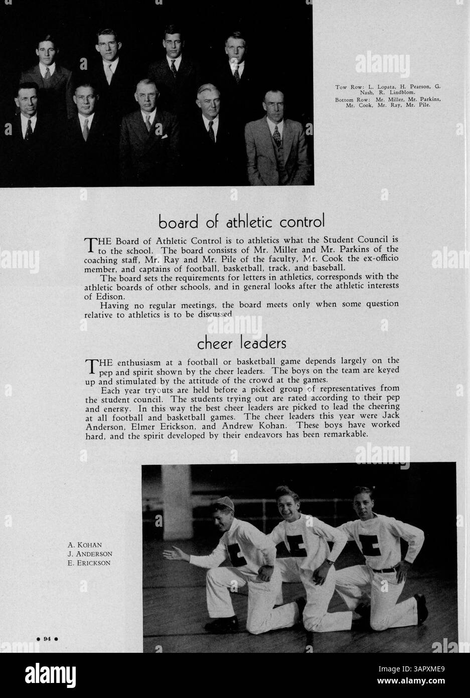 This 1934 high school yearbook captures the students, teachers, clubs ...