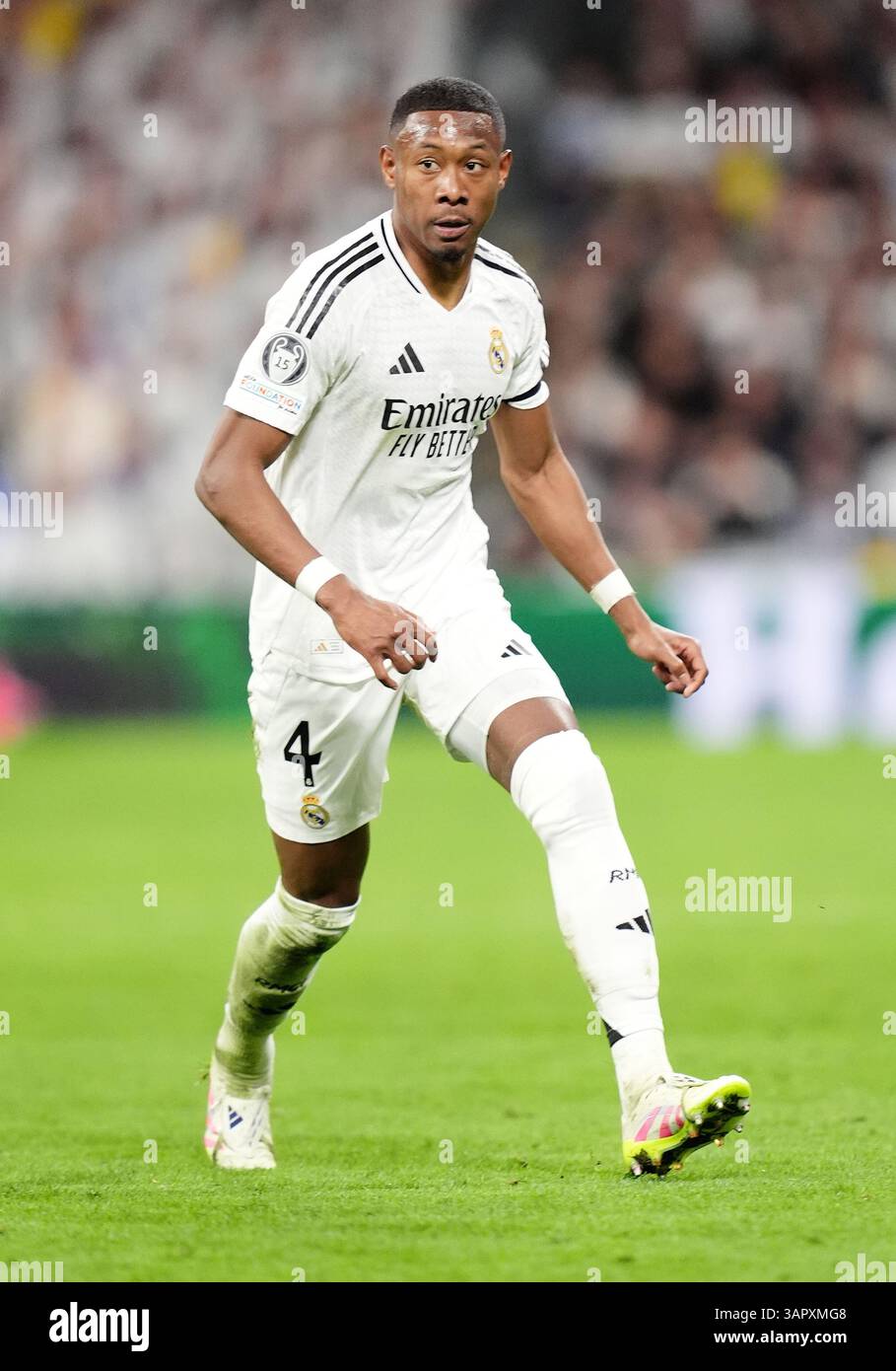 Real Madrid's David Alaba during the UEFA Champions League quarter ...