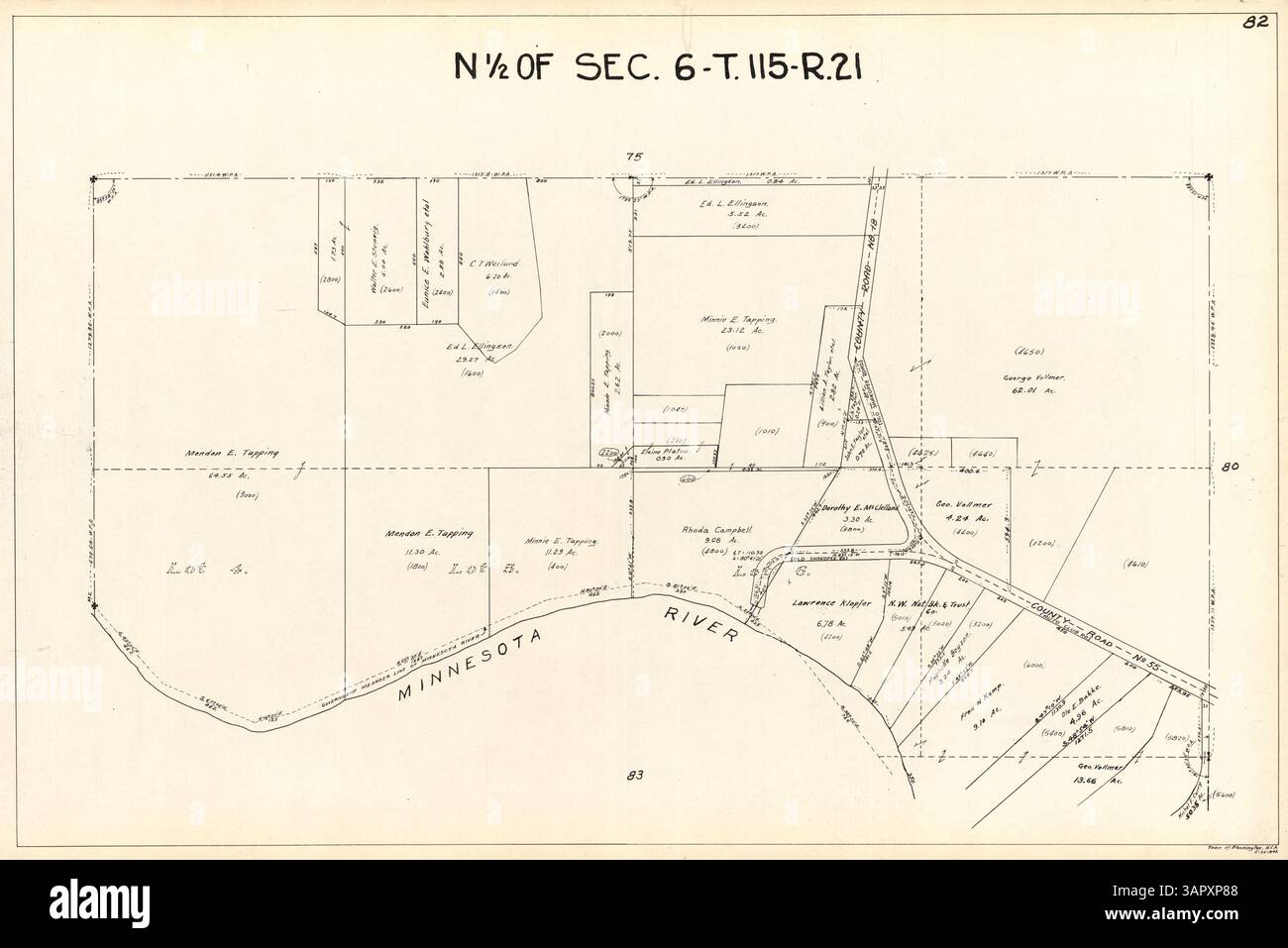 This comprehensive set of surveys and plats from Bloomington provides ...