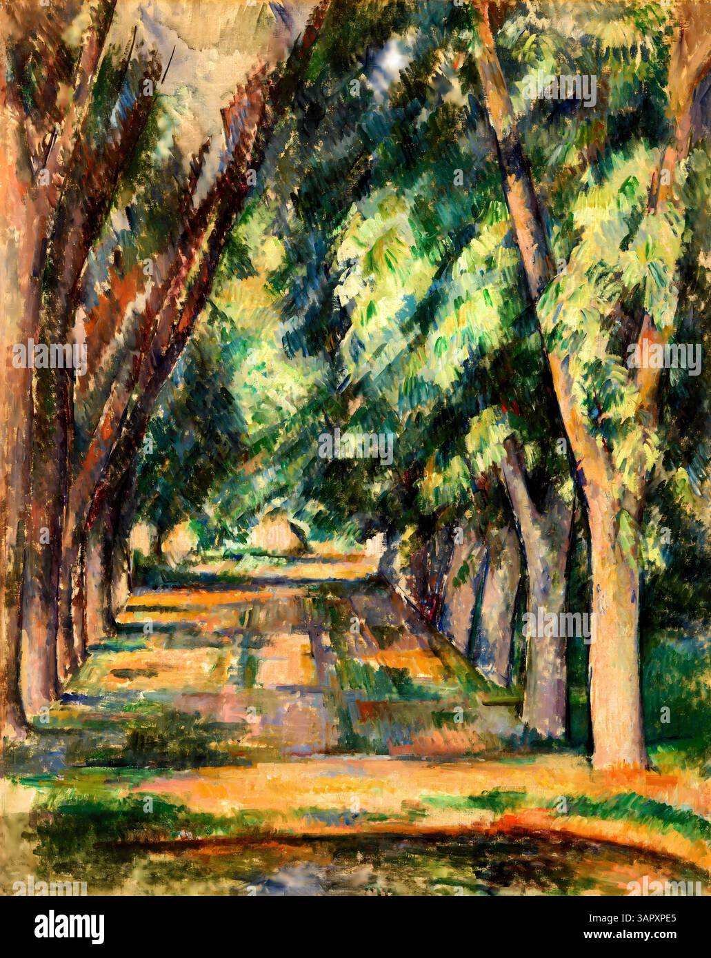 Cézanne's 1880s masterpiece captures the Jas de Bouffan estate with ...