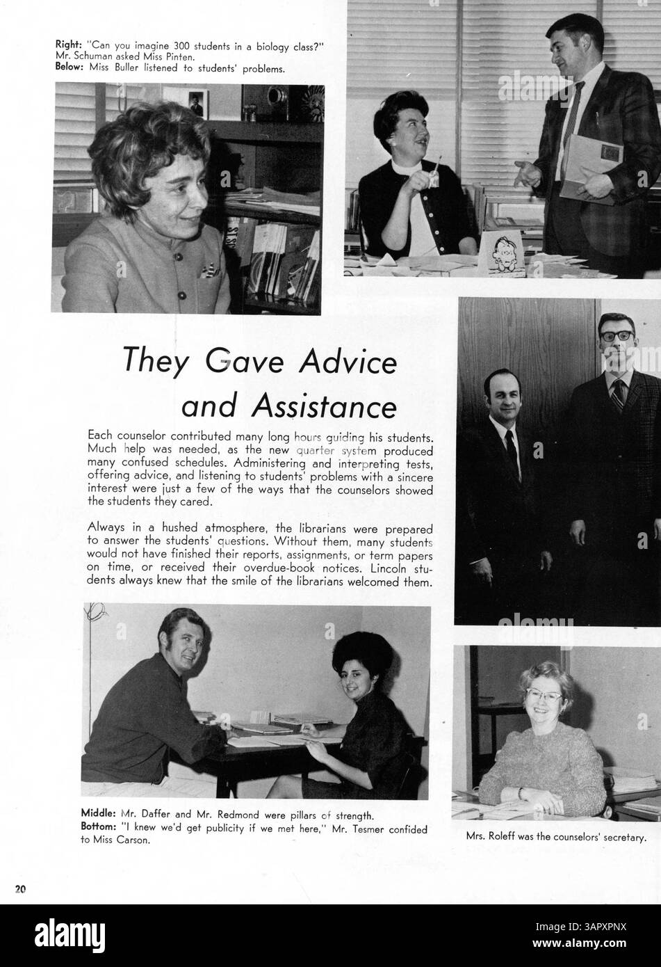 The 1970 Bear Yearbook from Lincoln High captures highlights from the ...