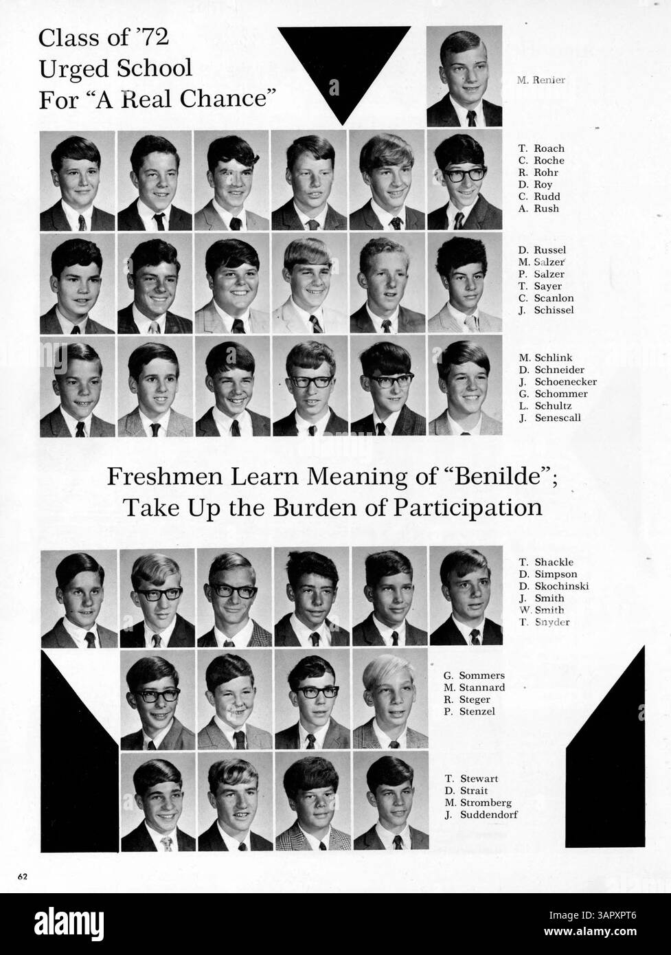 This yearbook from Benilde High School (1969) preserves a detailed ...