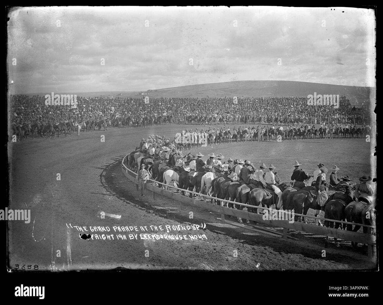 A photograph by Lee Moorhouse of the Grand Parade at the Roundup, with ...