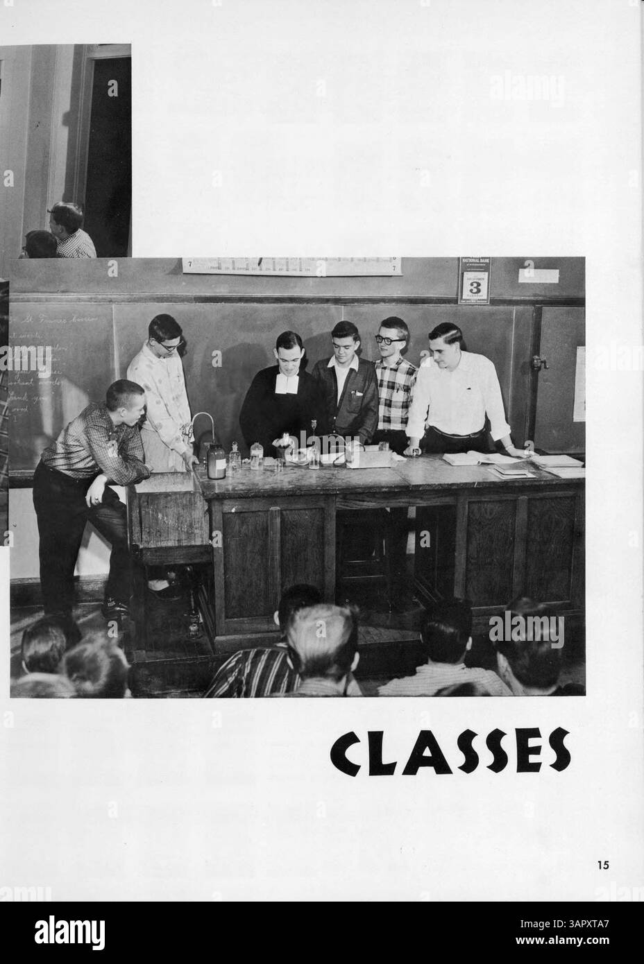 The 1958 De La Salle Yearbook, titled Delta, captures student life ...