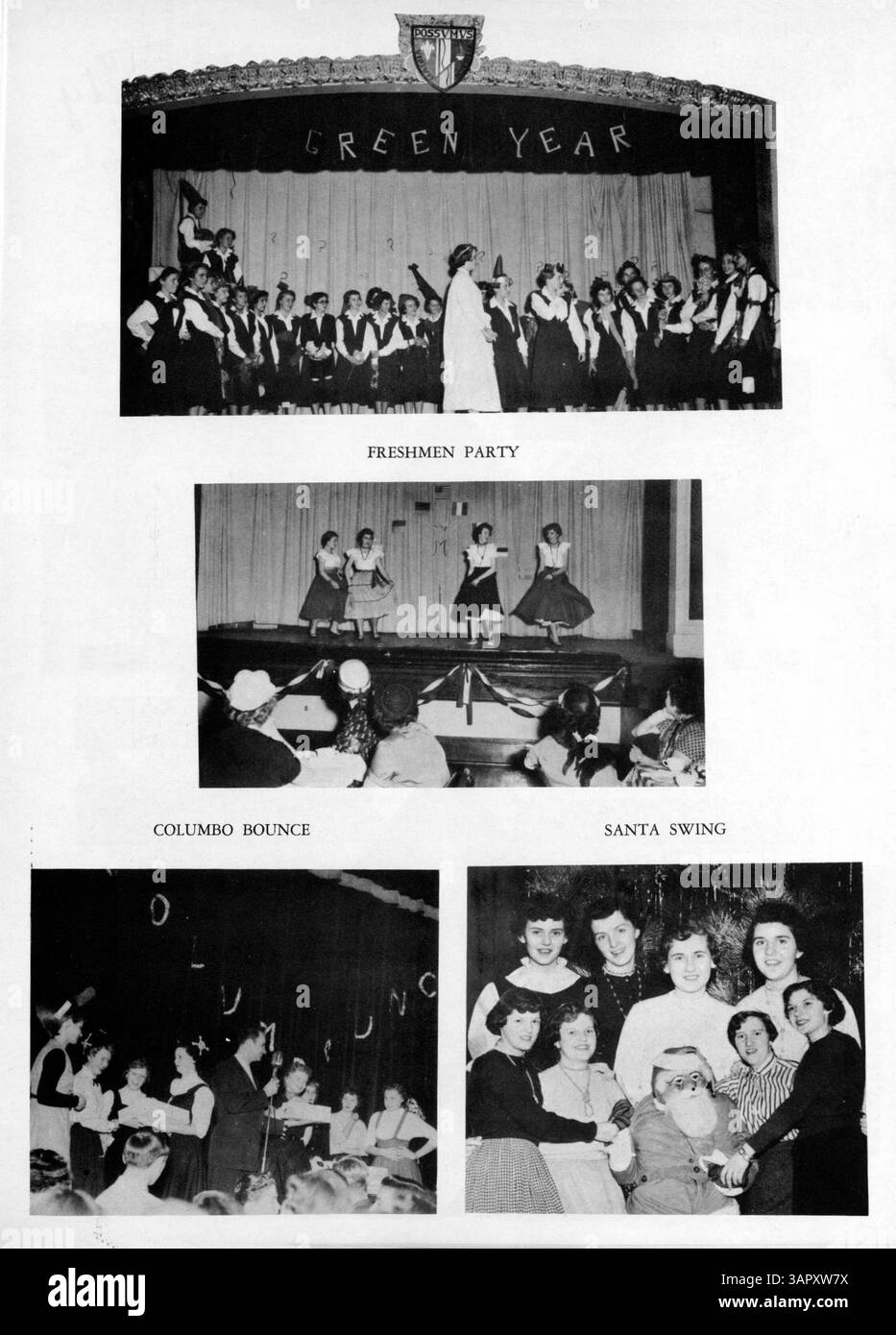 The 1955 'Paduan' yearbook from St. Anthony High School captures the ...