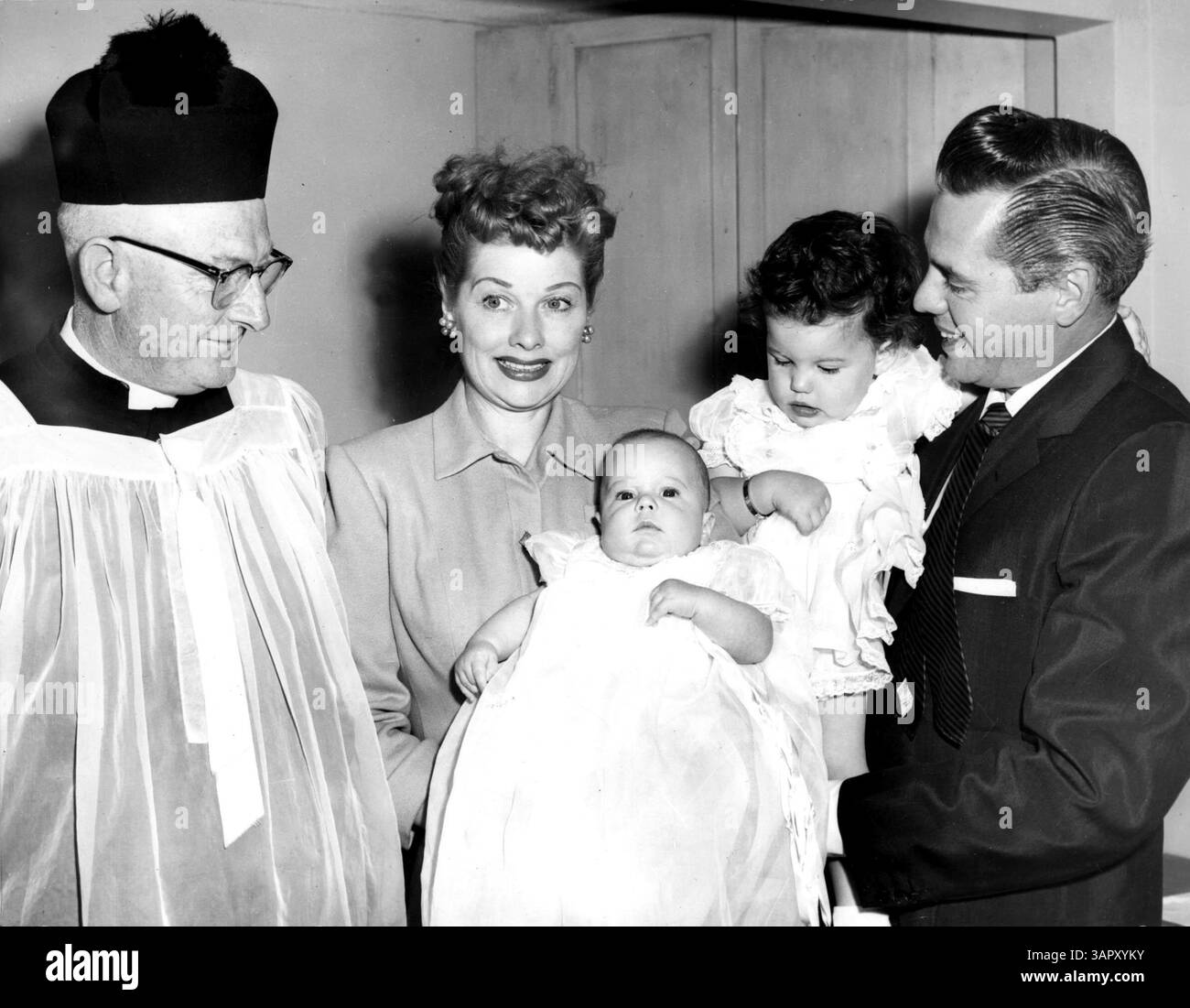Jan. 1, 2011 - LUCILLE BALL AND DESI ARNAZ WITH DAUGHTER LUCIE AND SON ...