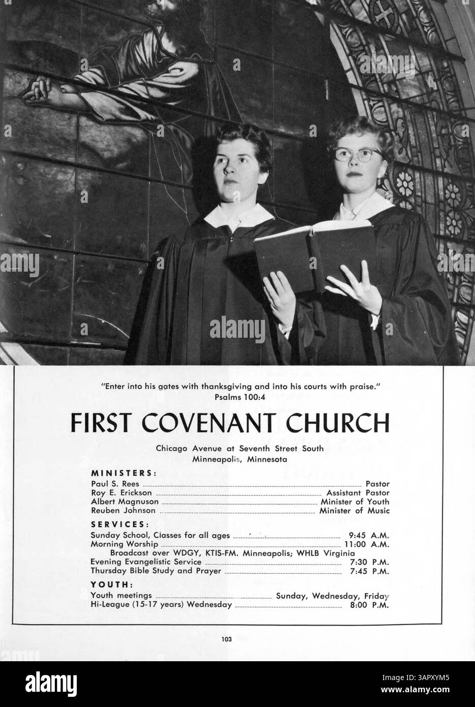 The 1955 Minnehaha Academy yearbook, titled 'Antler 1955', highlights ...