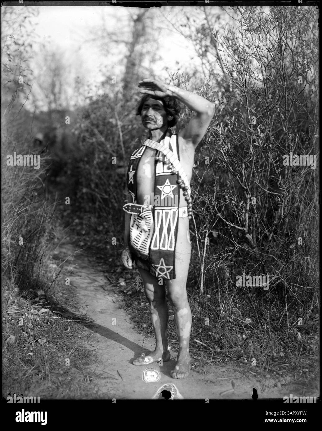This photograph by Lee Moorhouse depicts Spotted Bear, a Warm Springs ...