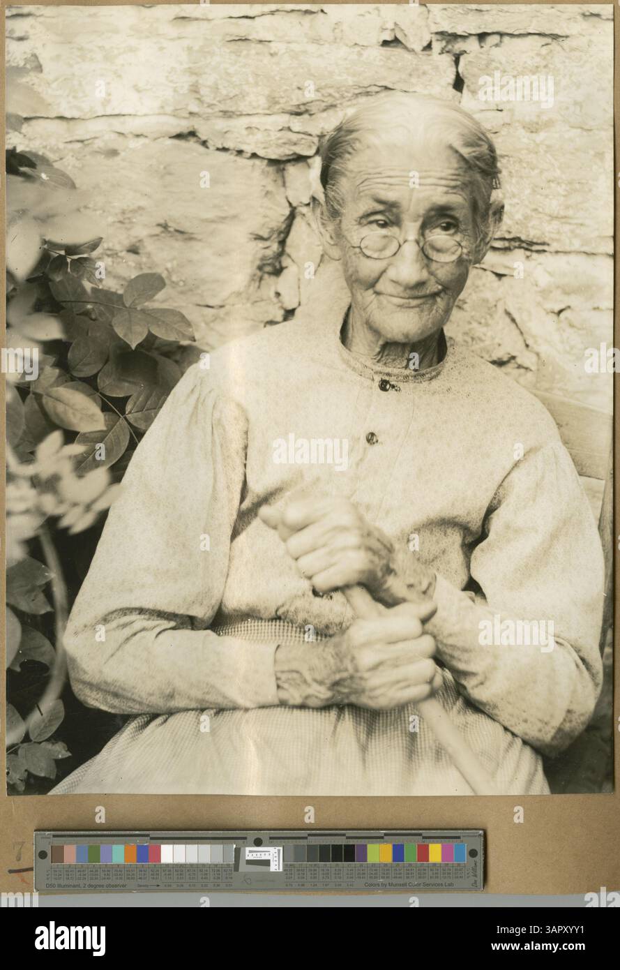This photograph, part of the Doris Ulmann collection, depicts an ...