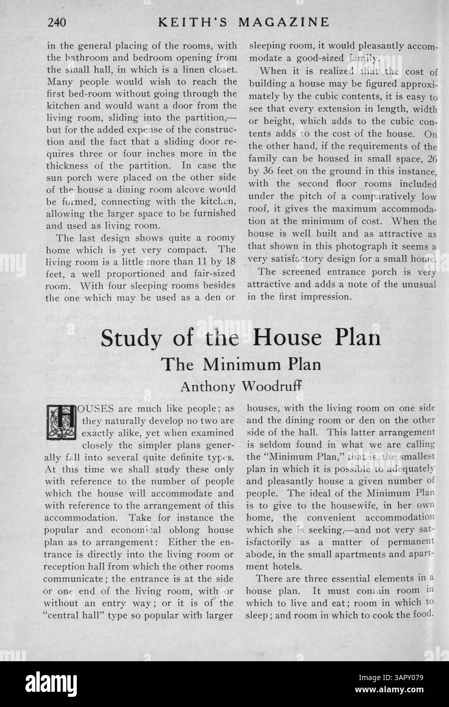 Keith's Magazine provides house designs and floor plans from the 1918 ...