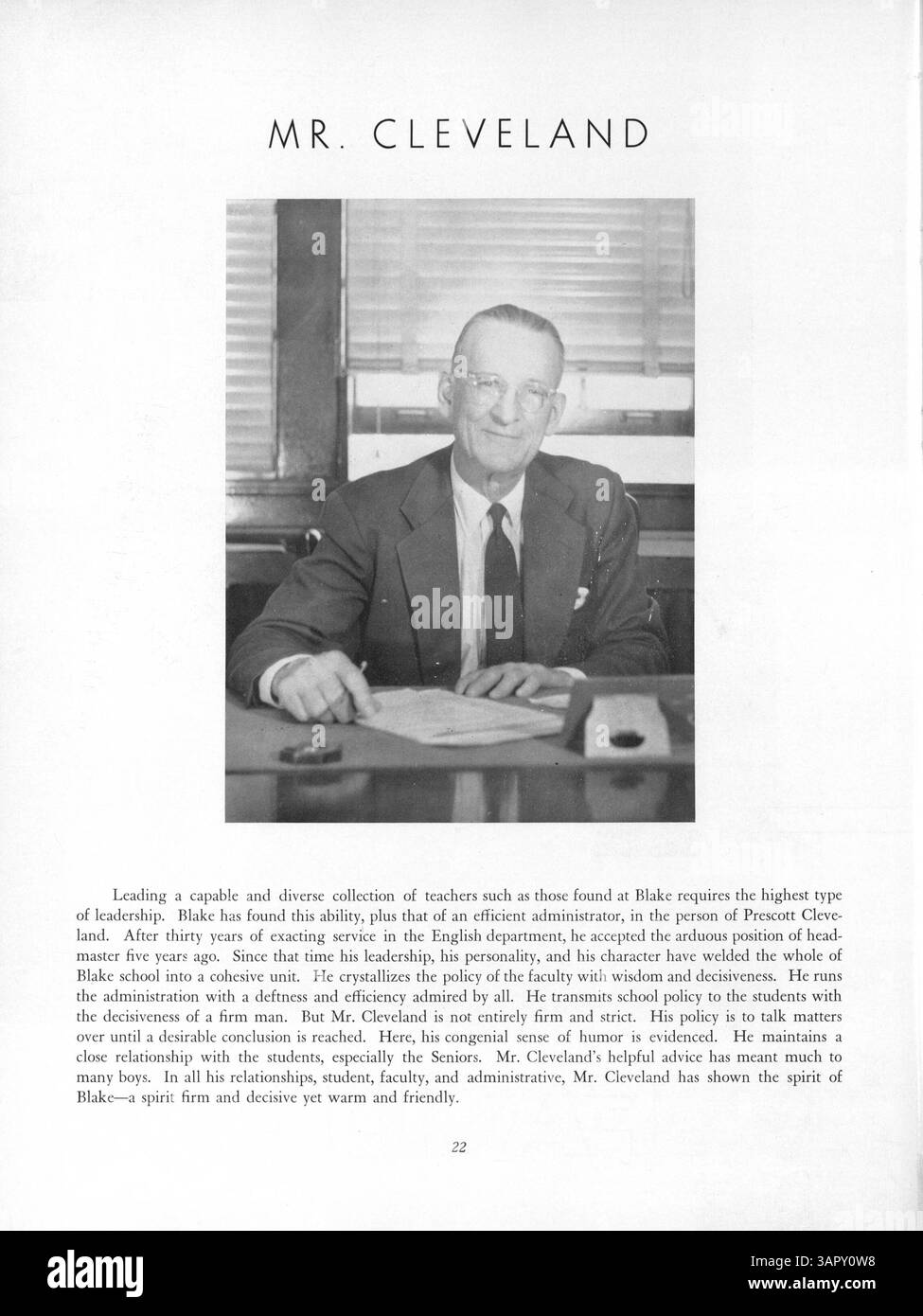 The 1957 Blake Yearbook highlights the students, faculty, sports teams ...