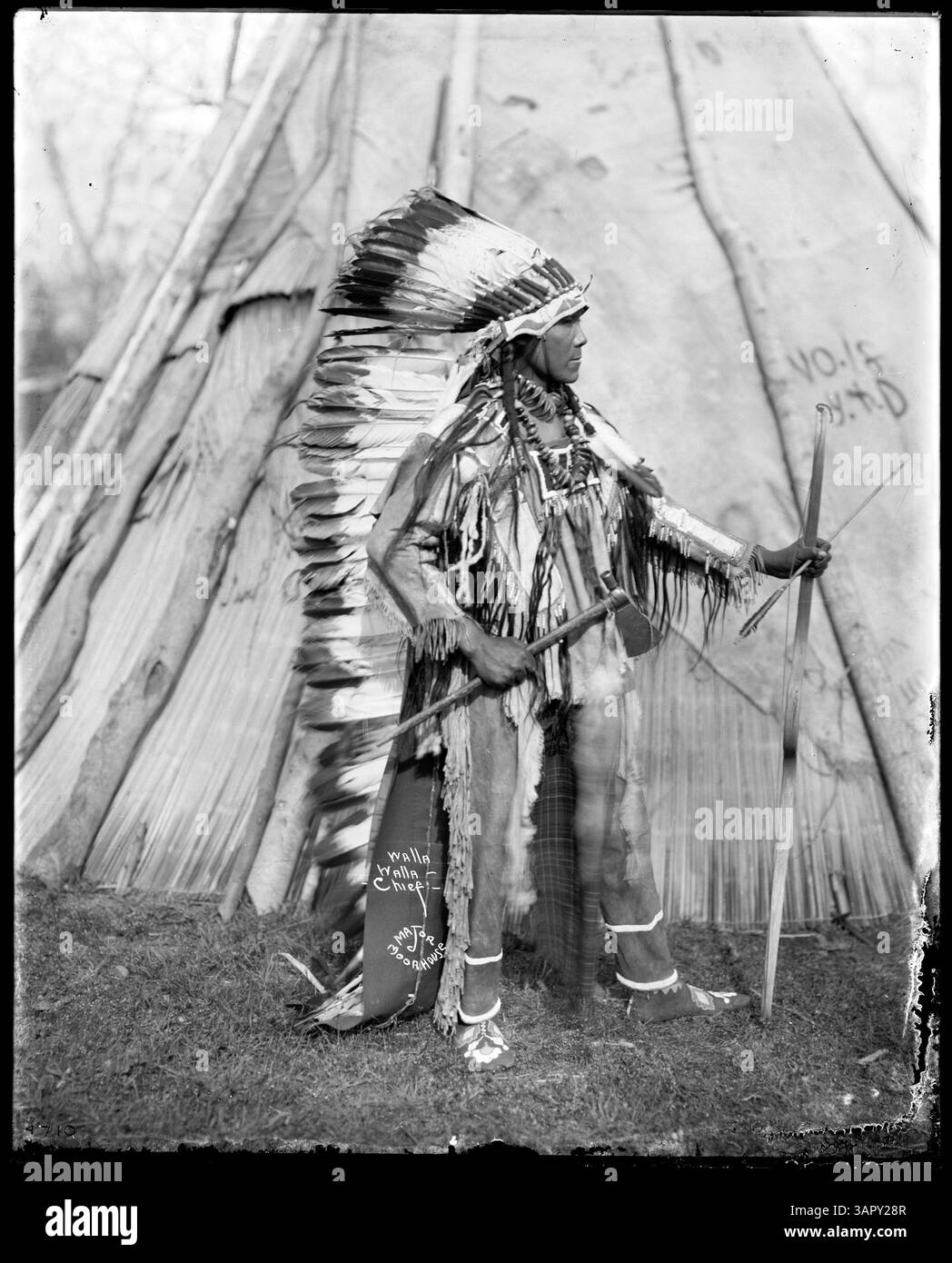 This photograph by Lee Moorhouse features Abraham Lyman, a Walla Walla ...