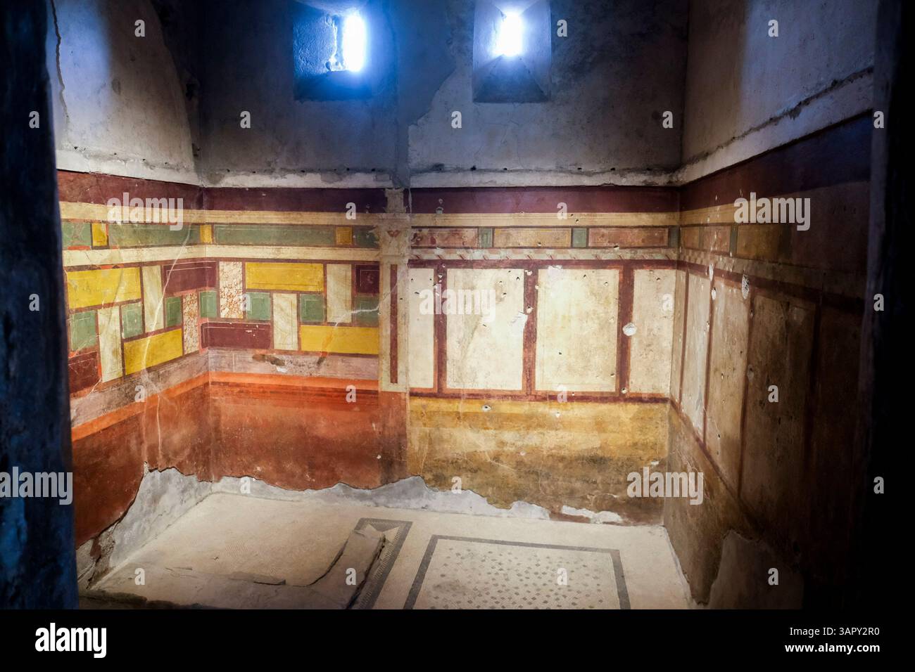 The House of Ceres, one of the best preserved domus in Pompeii ...