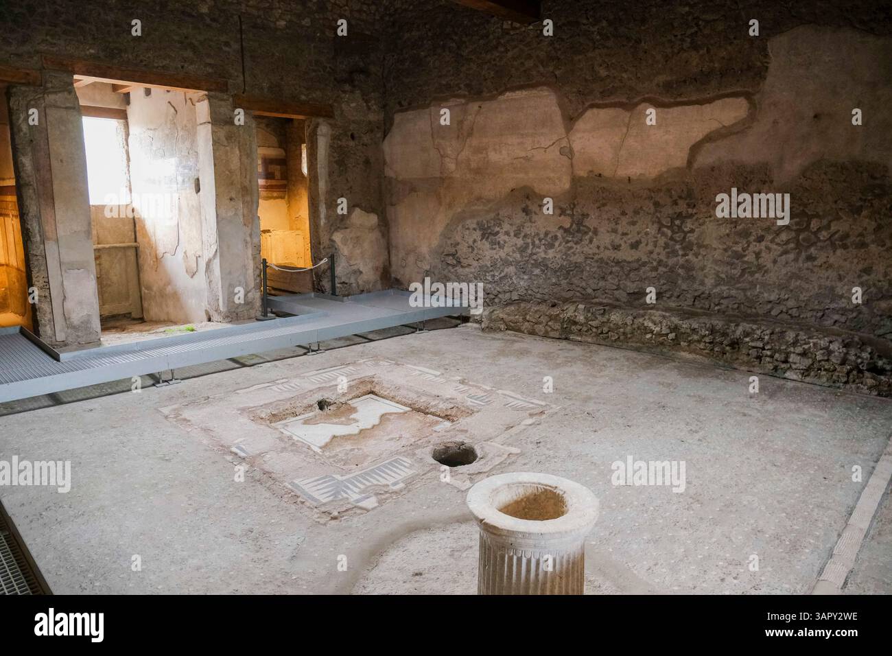 The House of Ceres, one of the best preserved domus in Pompeii ...
