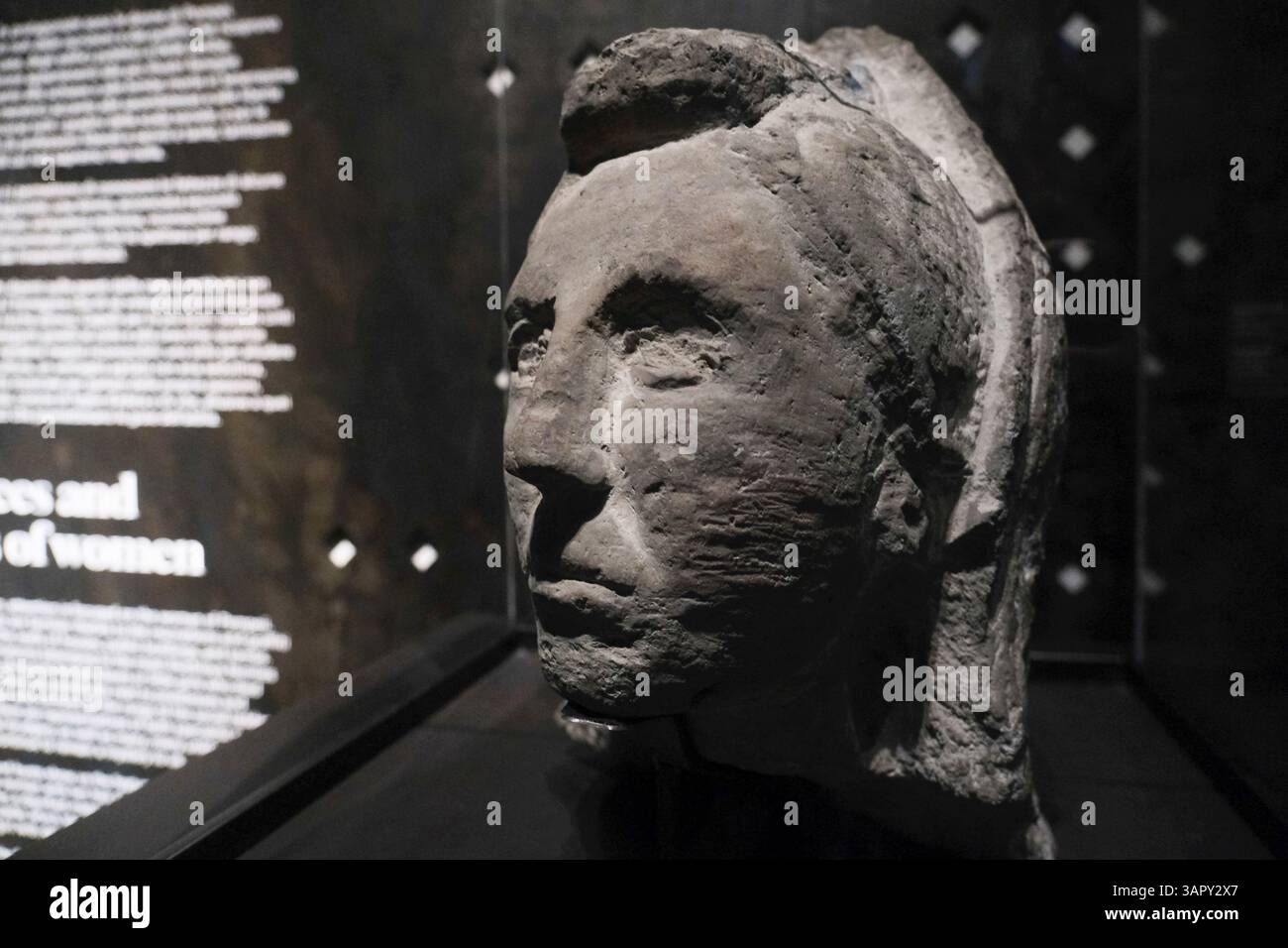 Female head Limestone Porta Nocera Necropolis, tomb 6 EN Final decades ...