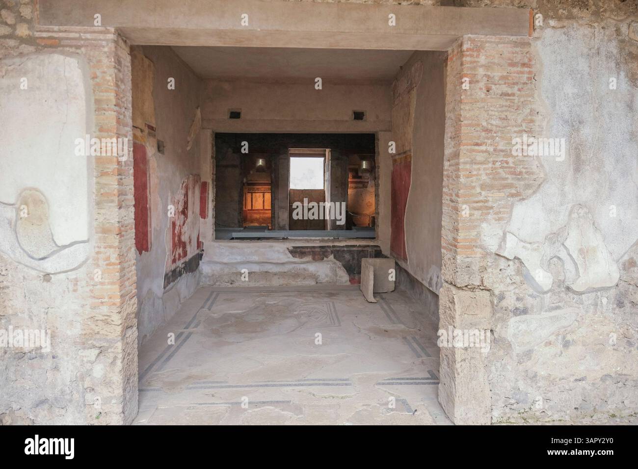 The House of Ceres, one of the best preserved domus in Pompeii ...