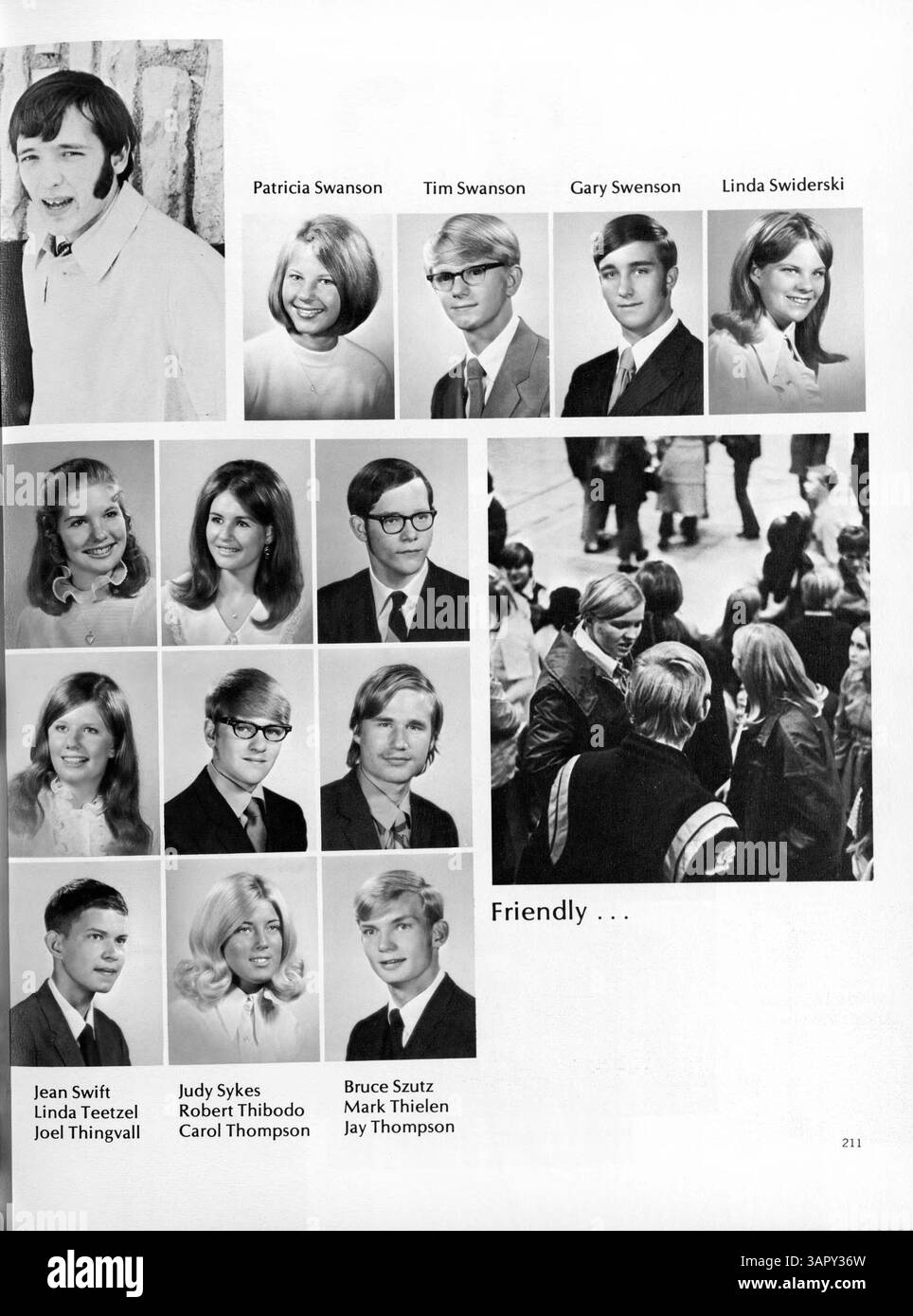 The 1971 Roosevelt High School yearbook captures key moments from the ...
