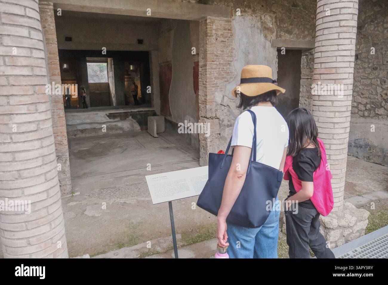 The House of Ceres, one of the best preserved domus in Pompeii ...